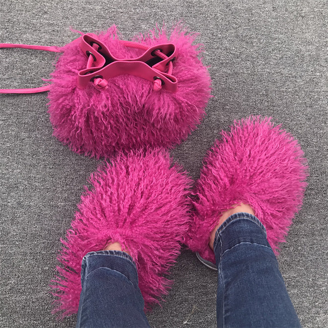 Faux Fur Slides & Slippers – Alicefurs