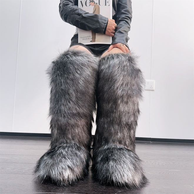 Faux Fur Boots – Alicefurs