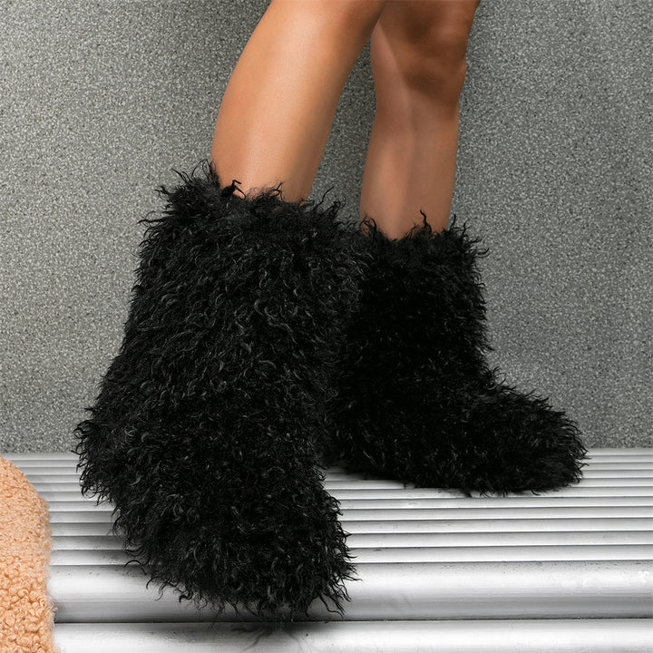 Ankle & Mid-Calf Fur Boots – Alicefurs
